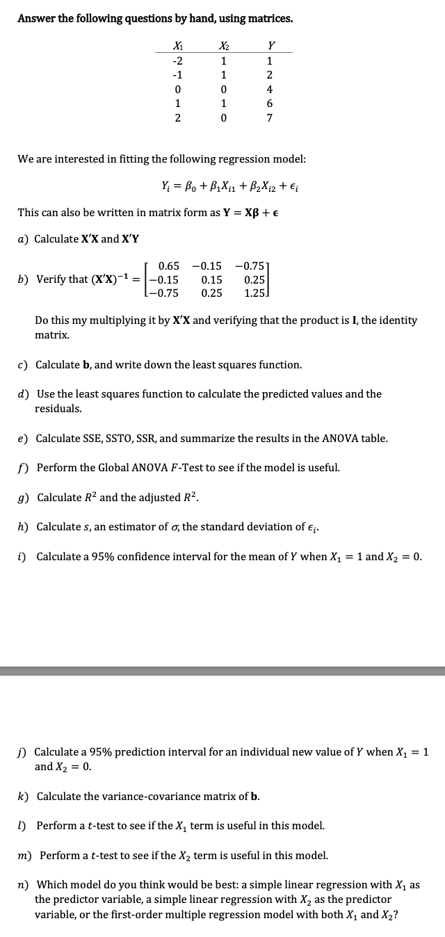 =Answer the following questions by hand, using | Chegg.com