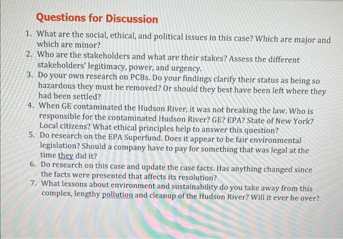 Solved Questions for Discussion 1. What are the social, | Chegg.com