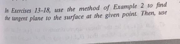 Solved In Exercises 13-18, use the method of Example 2 to | Chegg.com
