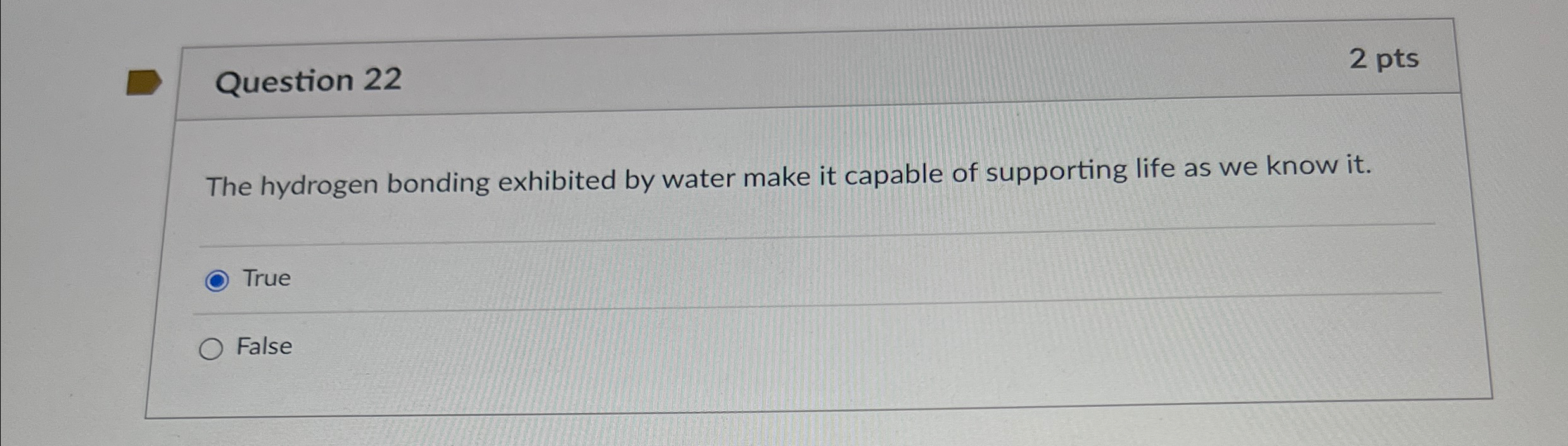 Solved Question 222 ﻿ptsThe hydrogen bonding exhibited by | Chegg.com