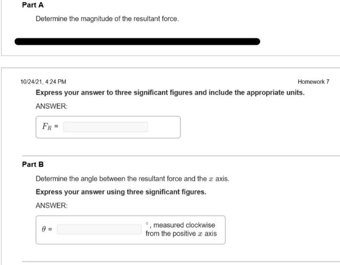 Solved Problem 4.105 Replace the force system acting on the | Chegg.com