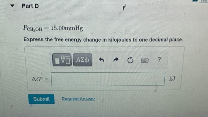 Solved MISSED THIS? Watch IWE: Calculating Change in Free | Chegg.com