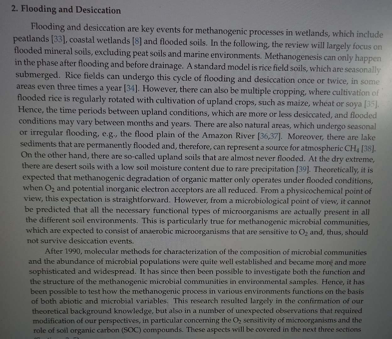 Solved Flooding and DesiccationFlooding and desiccation are | Chegg.com