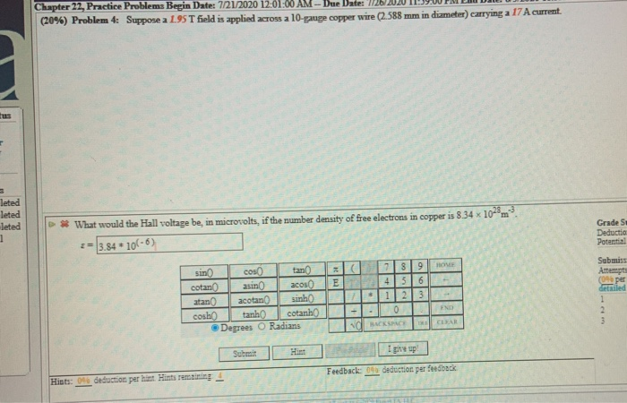 Solved Chapter 22, Practice Problems Begin Date: 7/21/2020 | Chegg.com
