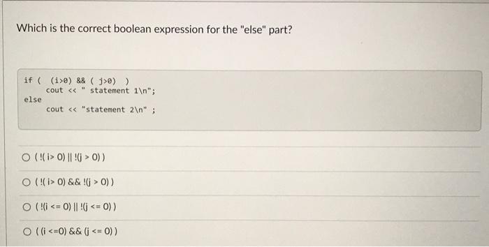 Which is the correct boolean expression for the | Chegg.com