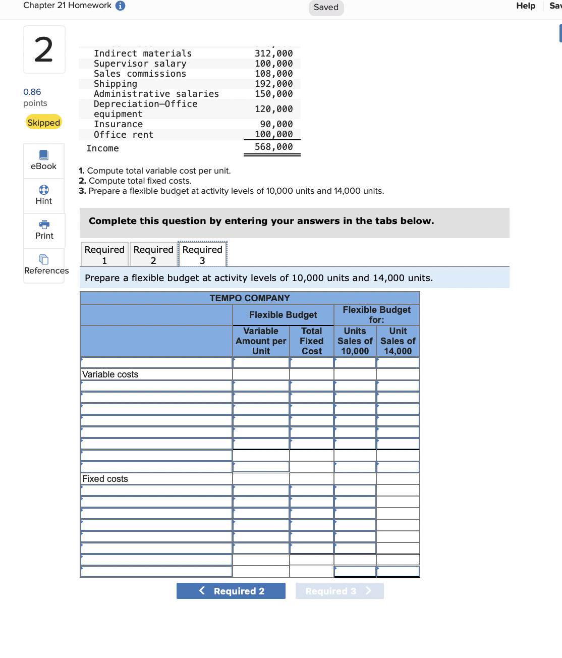 1. Compute total variable cost per unit.2. Compute | Chegg.com 1. Compute total variable cost per unit.2. Compute | Chegg.com