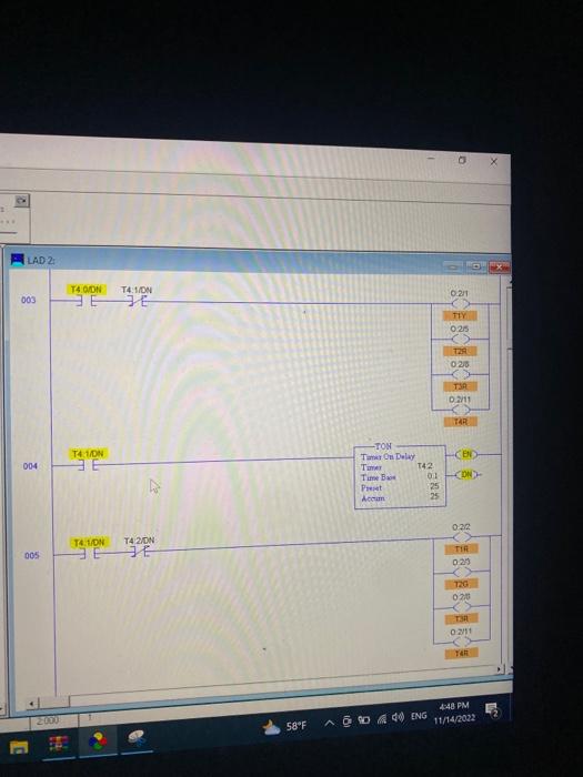 Solved Dear Sir,can you please check my plc ladder diagram, | Chegg.com