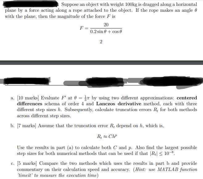 Solved Centered difference scheme and Lanczos derivative | Chegg.com