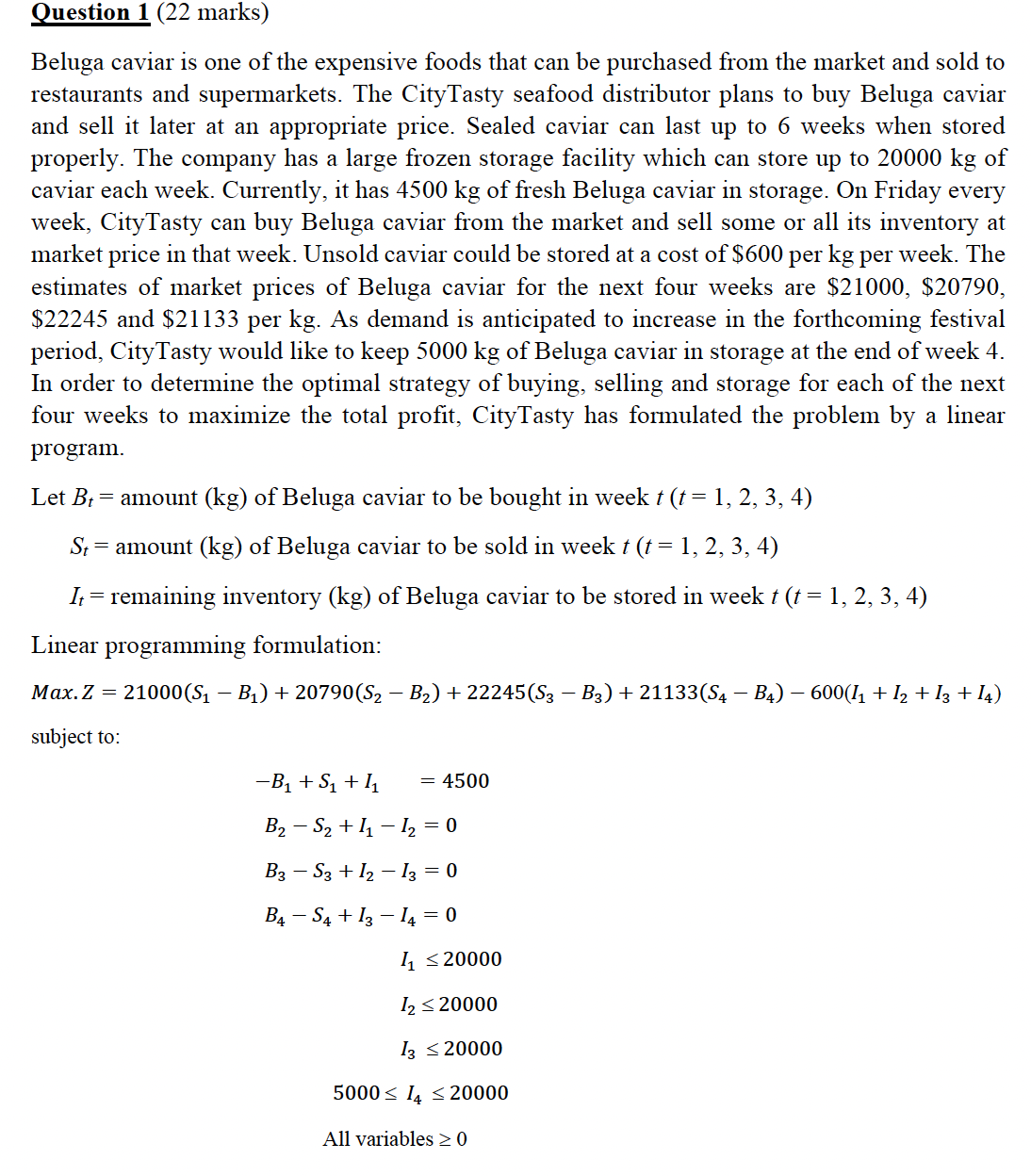 Solved Show me the detail steps to solveQuestion 1 (22 | Chegg.com