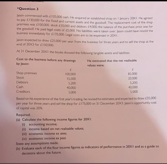 Solved (a) 'Measurement in financial statements', Chapter 6 | Chegg.com