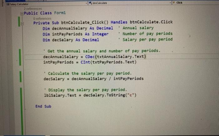 Solved bitnik CHER Salary reference Public class Form1 | Chegg.com
