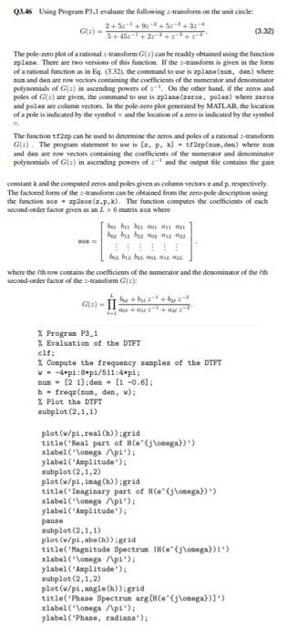 Solved QU46 Using Program P3-l evaluate the | Chegg.com