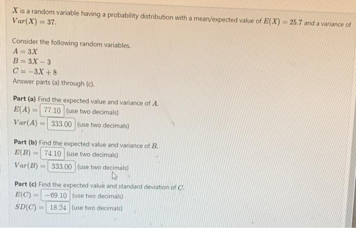 Solved X is a random variable having a probability | Chegg.com