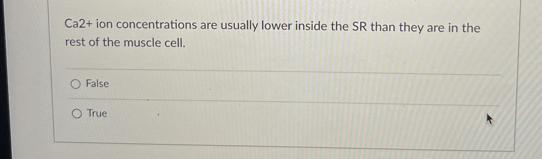 Solved Ca2+ ﻿ion concentrations are usually lower inside the | Chegg.com