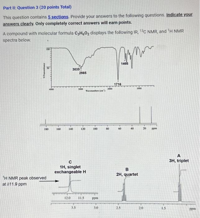 Solved Part II: Question 3 (20 points Total) This question | Chegg.com