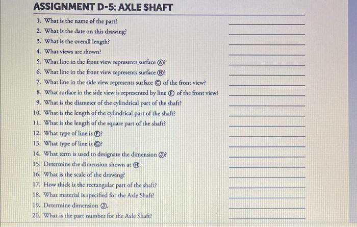 Solved Unit 10 I Two-View Drawings 75 (C) ASSIGNMENT D-5: | Chegg.com