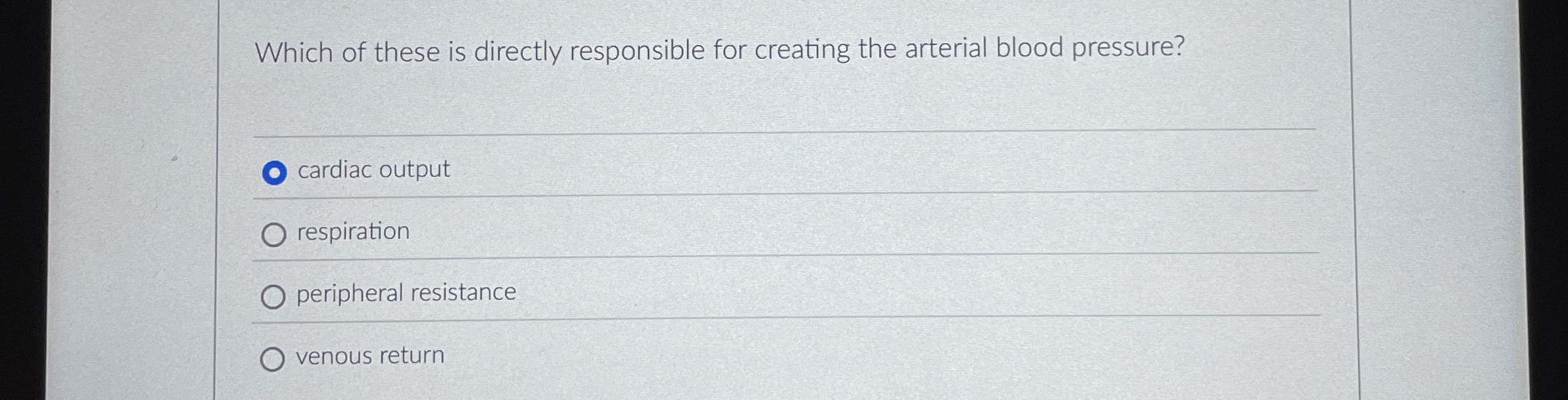 Solved Which of these is directly responsible for creating | Chegg.com