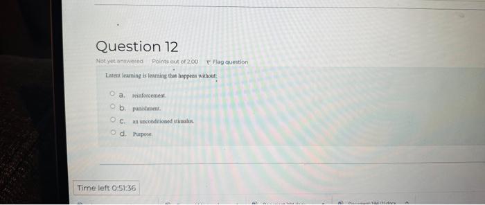 Solved How is taste aversion unique from other forms of | Chegg.com