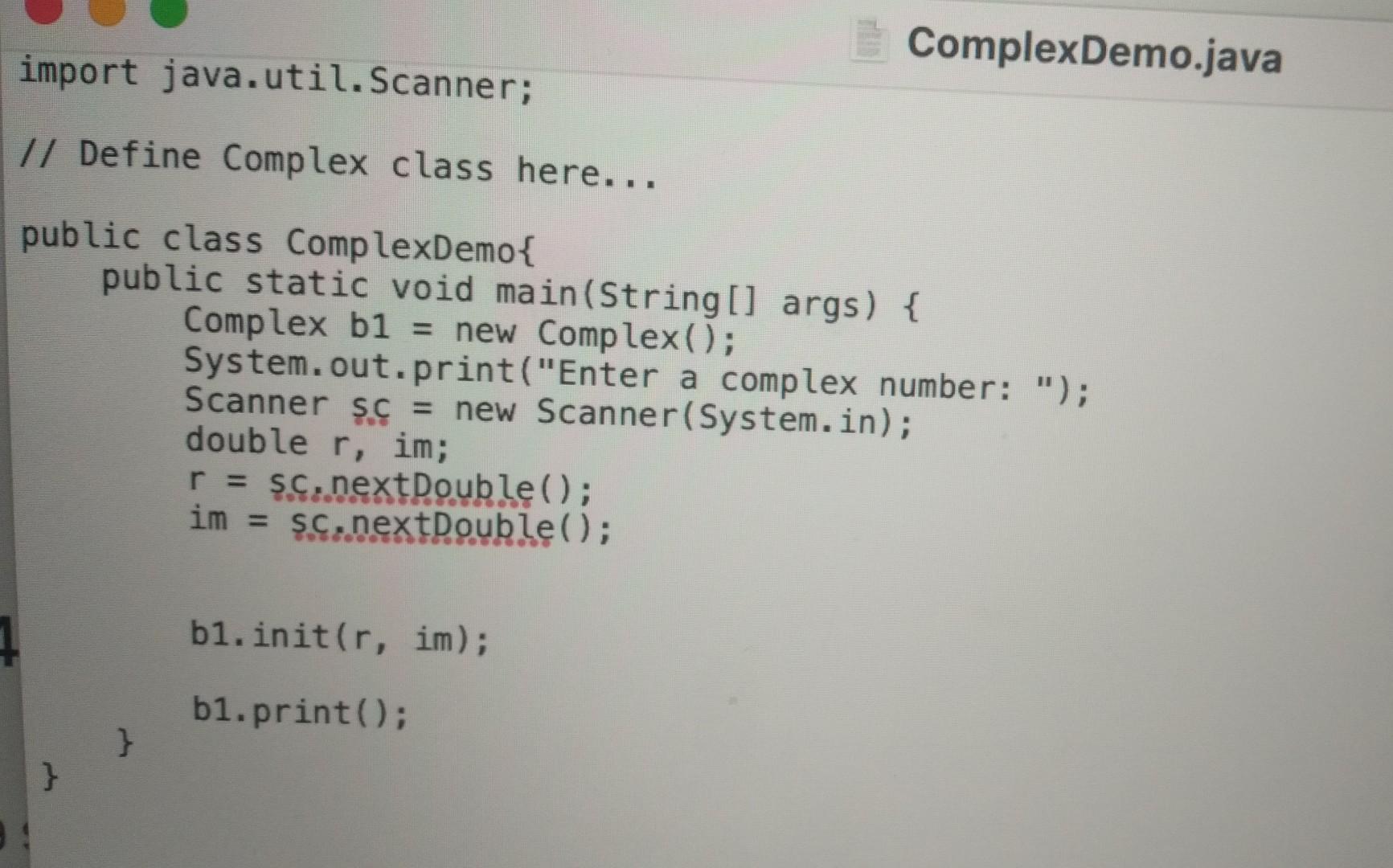 Solved A complex number is a number of the form a+bi, where | Chegg.com