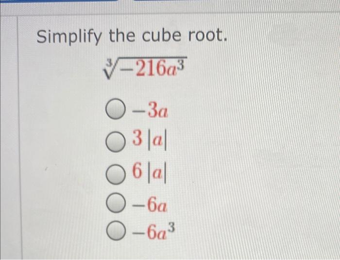 Solved TEACHER PRACTICE ANOTHER Simplify the cube root. | Chegg.com