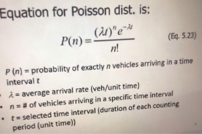 Solved If the lambda in poisson distribution is 5, then in | Chegg.com