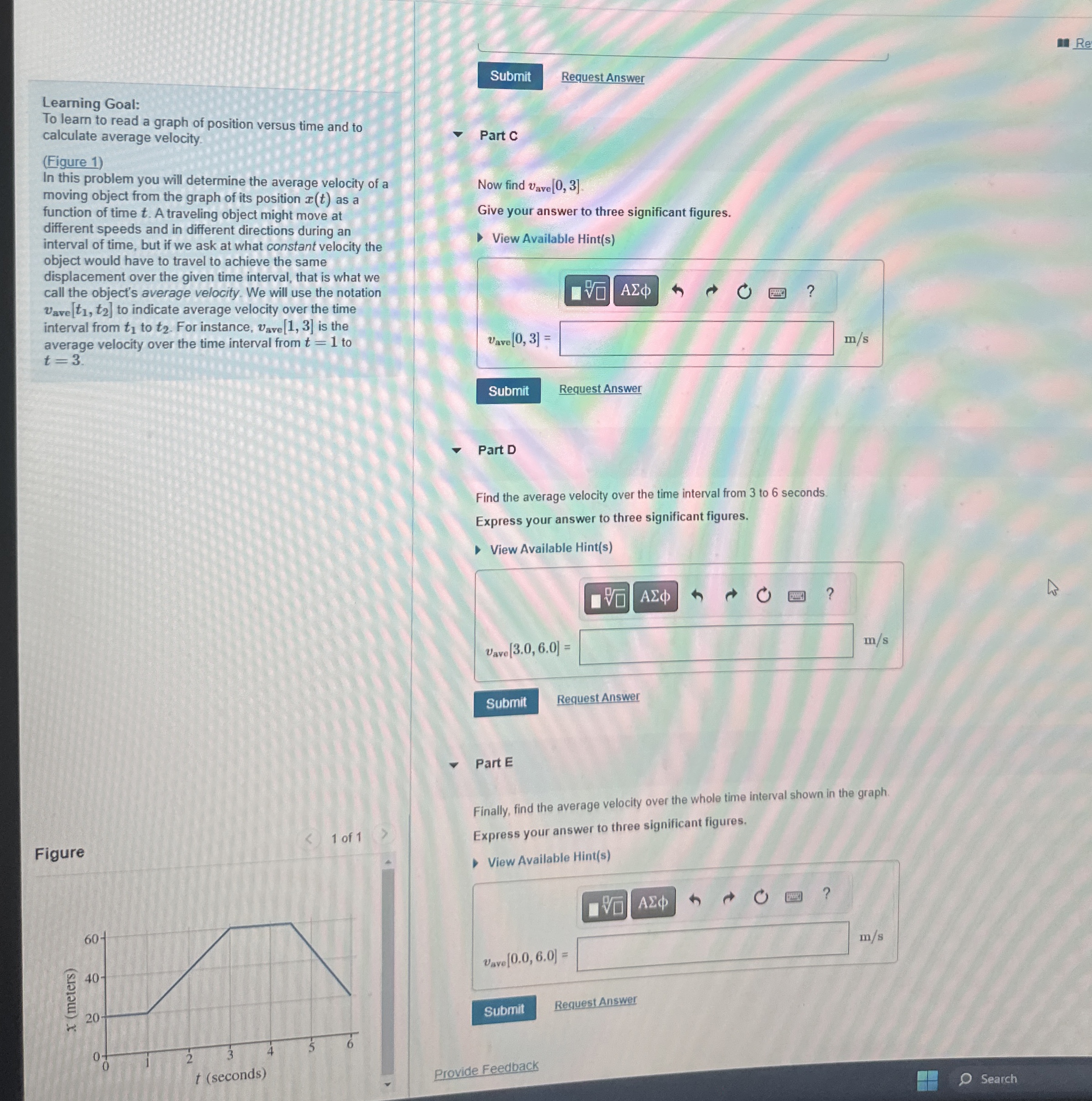 Solved ReviewLearning Goal:To learn to read a graph of | Chegg.com