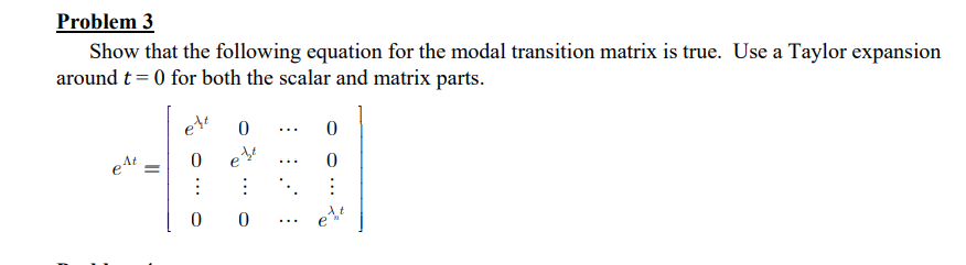 Solved Show that the following equation for the modal | Chegg.com