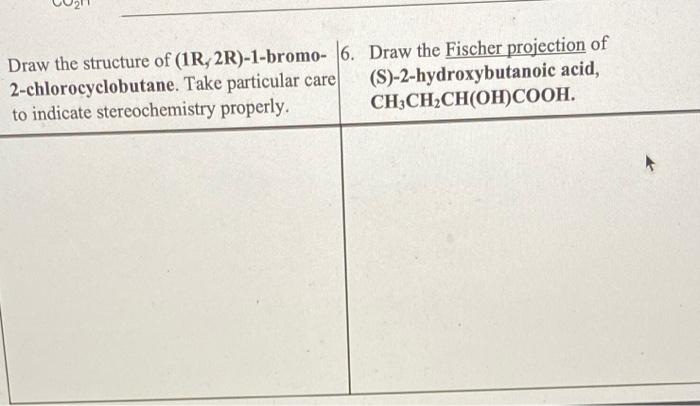 Solved Draw the structure of (1R, 2R)-1-bromo-6. Draw the | Chegg.com