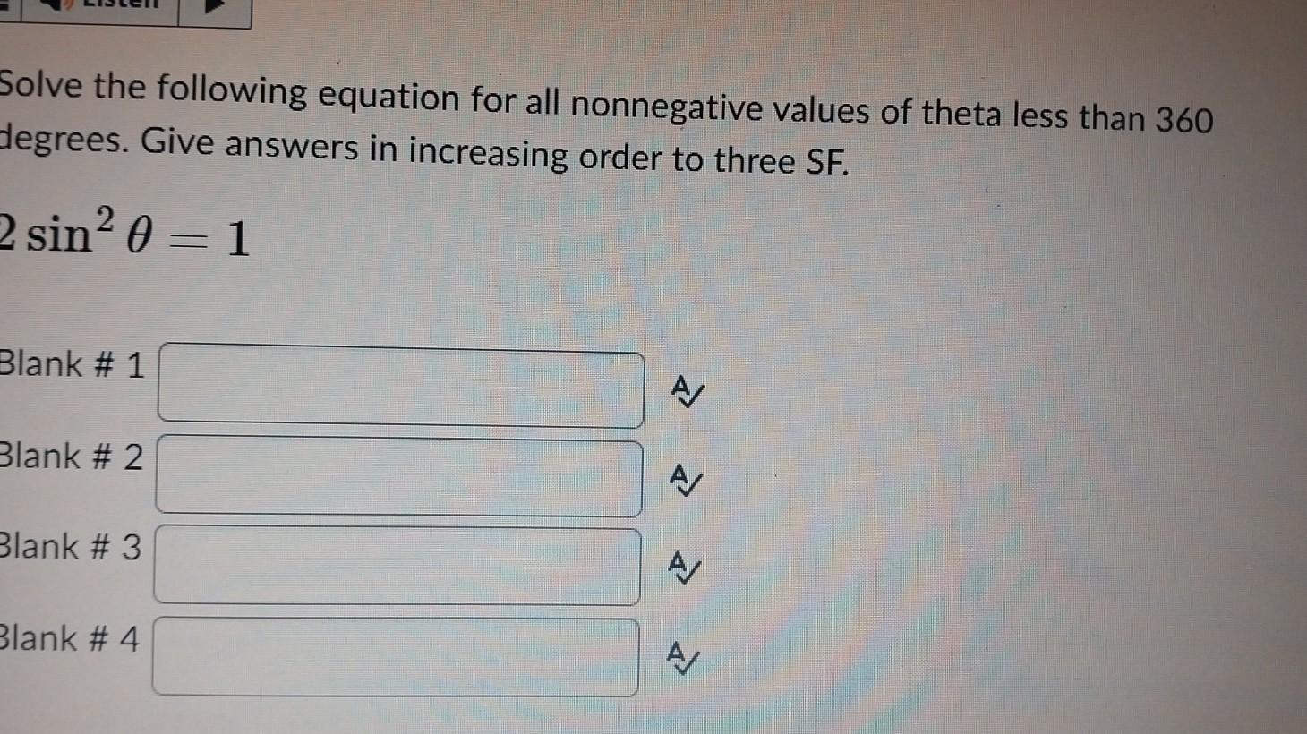 Solved Solve the following equation for all nonnegative | Chegg.com