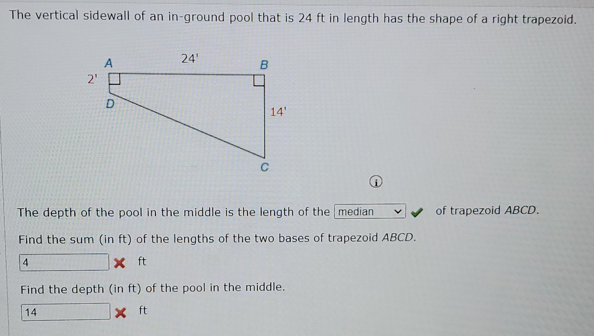 Solved The vertical sidewall of an in-ground pool that is | Chegg.com