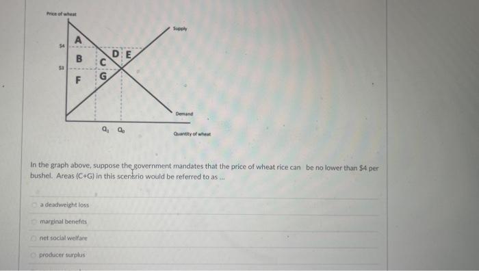 Solved In the graph above, suppose the government mandates | Chegg.com