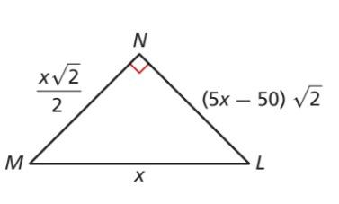 Solved Find the value of x in each right triangle. | Chegg.com