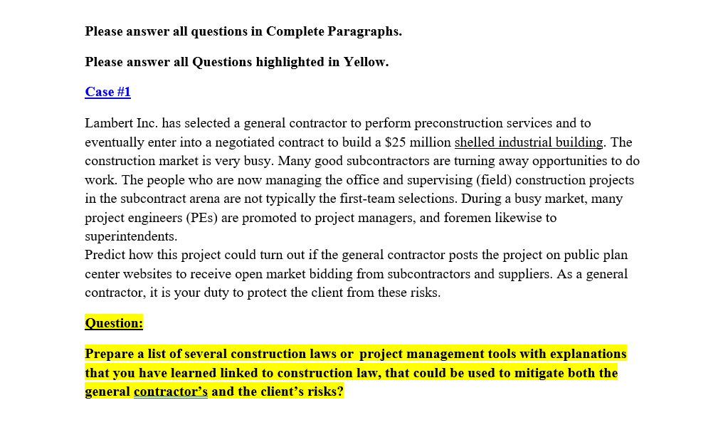 Solved Please answer all questions in Complete | Chegg.com