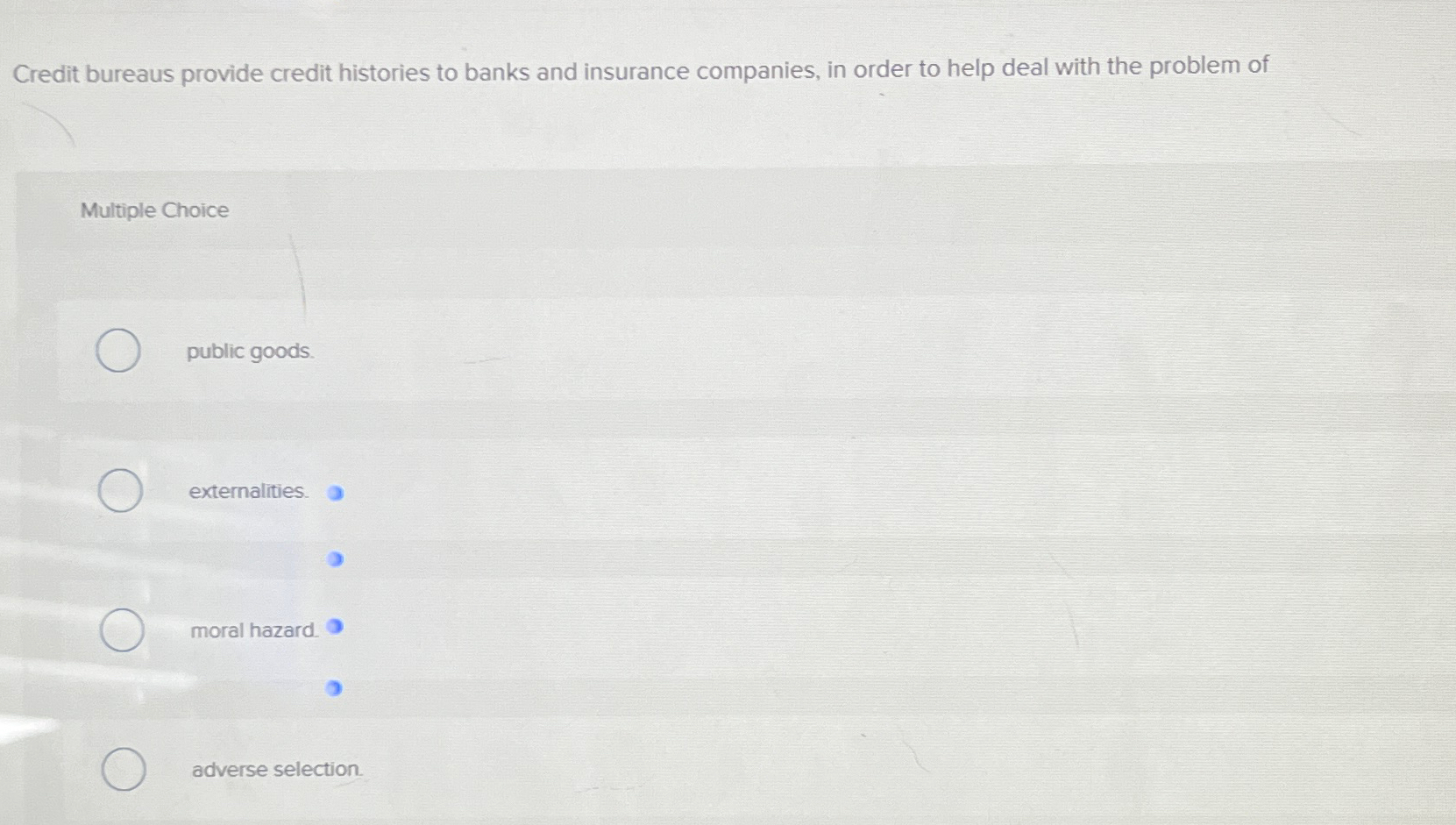Solved Credit bureaus provide credit histories to banks and | Chegg.com