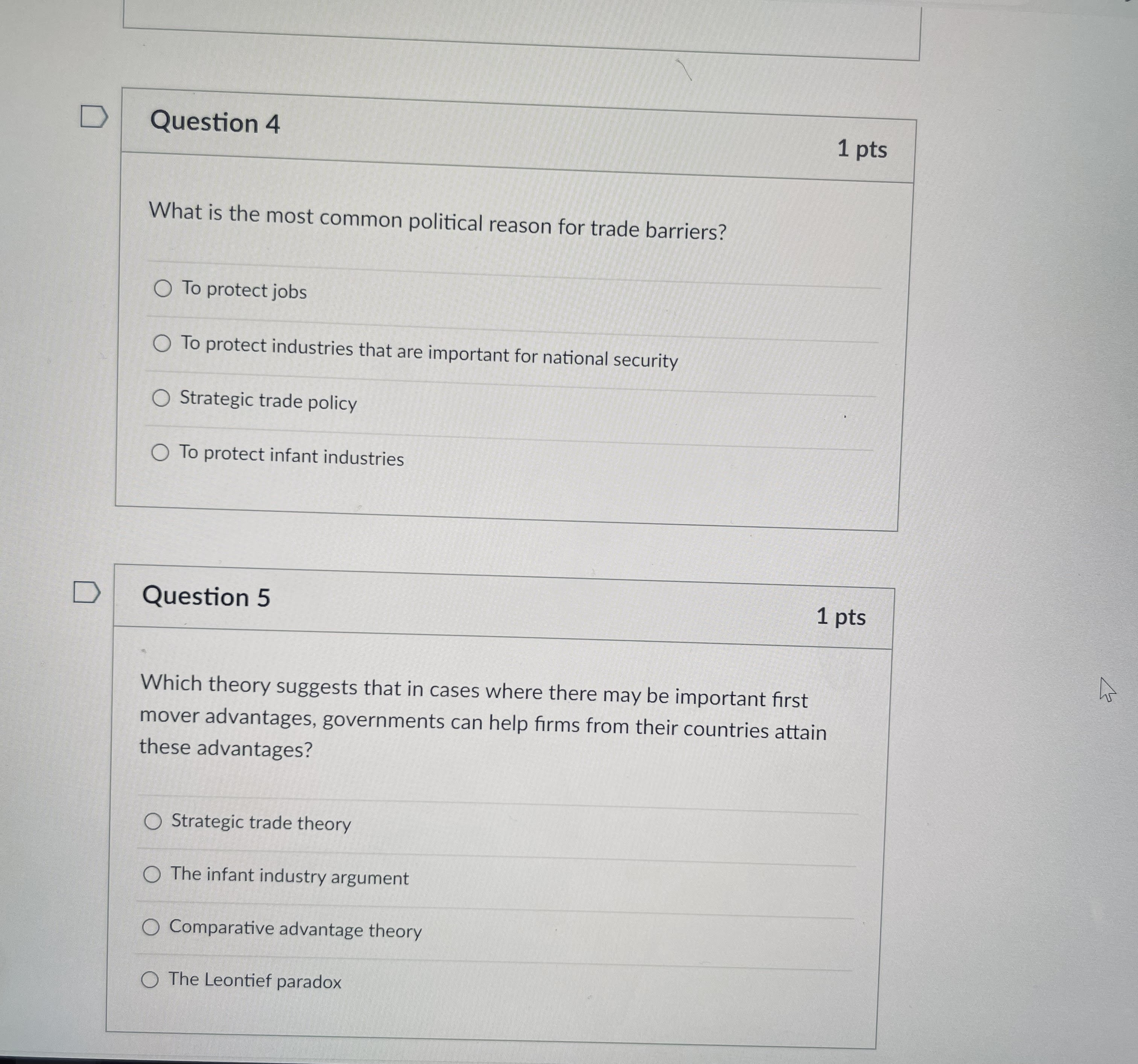 Solved Question 4What is the most common political reason | Chegg.com