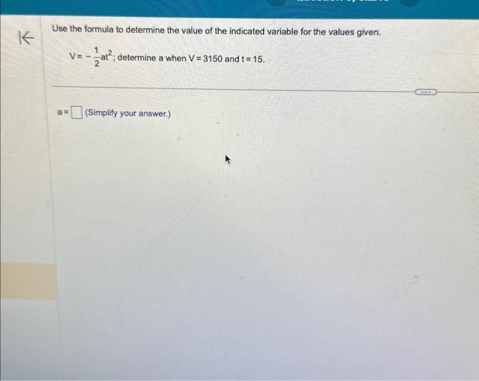 Solved Use the formula to determine the value of the | Chegg.com