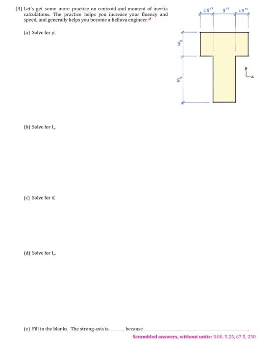 Solved (3) Let's get some more practice on centroid and | Chegg.com