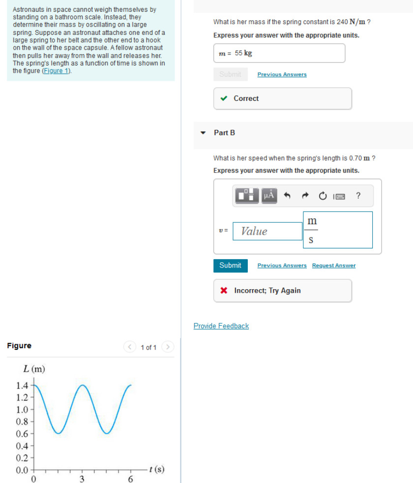 Astronauts in space cannot weigh themselves by | Chegg.com