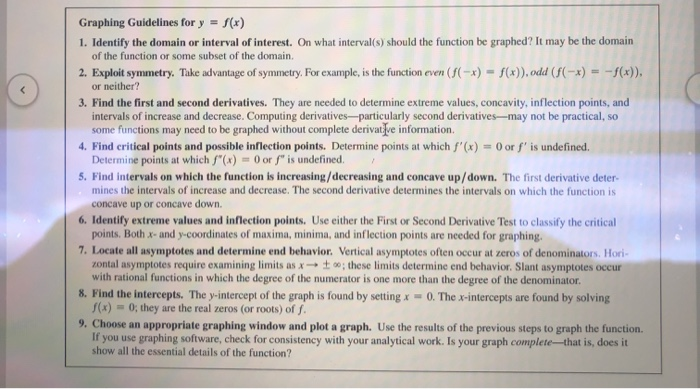 Solved 106-109. Graphing functions Make a complete graph of | Chegg.com