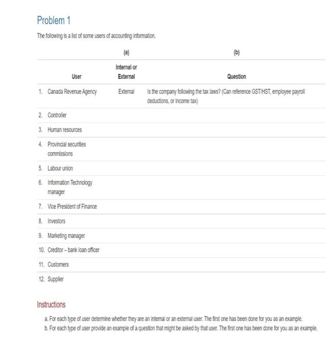 Problem 1 | Chegg.com