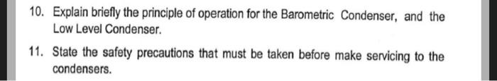Solved 10. Explain briefly the principle of operation for | Chegg.com