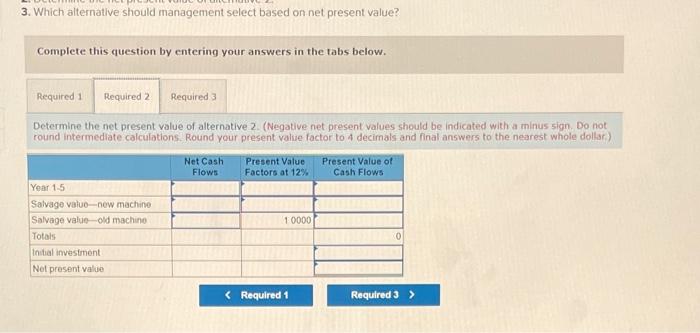 Solved Problem 24-6A (Algo) Net present value of alternate | Chegg.com