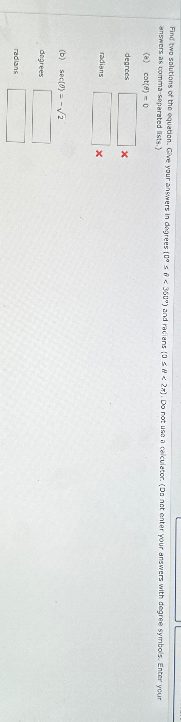 Solved answers as comma-separated | Chegg.com