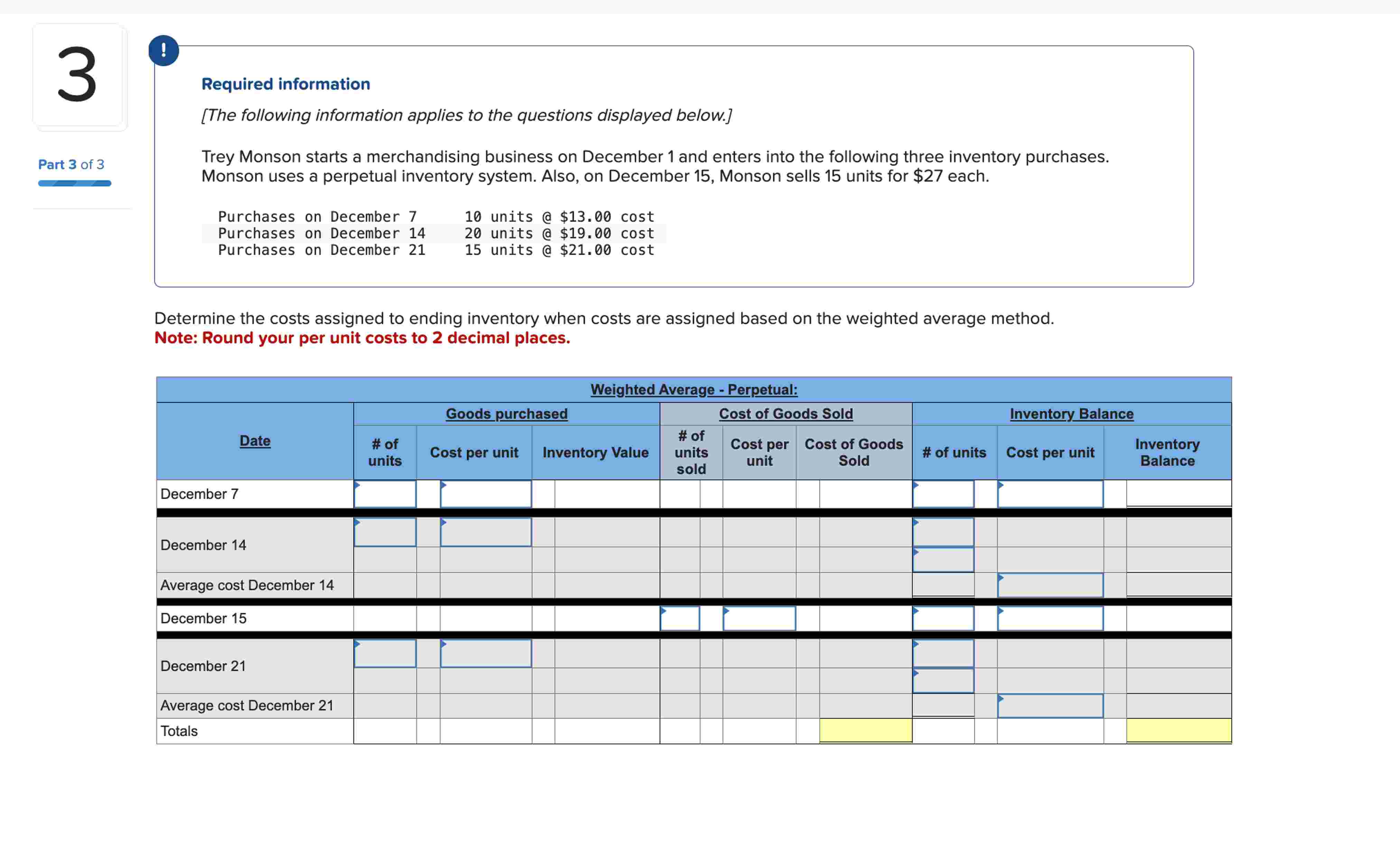 Solved 3!Required information[The following information | Chegg.com