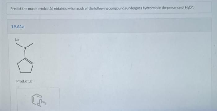 Solved Predict the major product(s) obtained when each of | Chegg.com