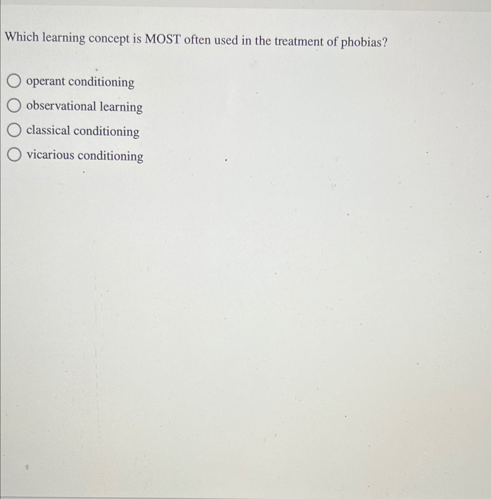 Solved Which learning concept is MOST often used in the | Chegg.com