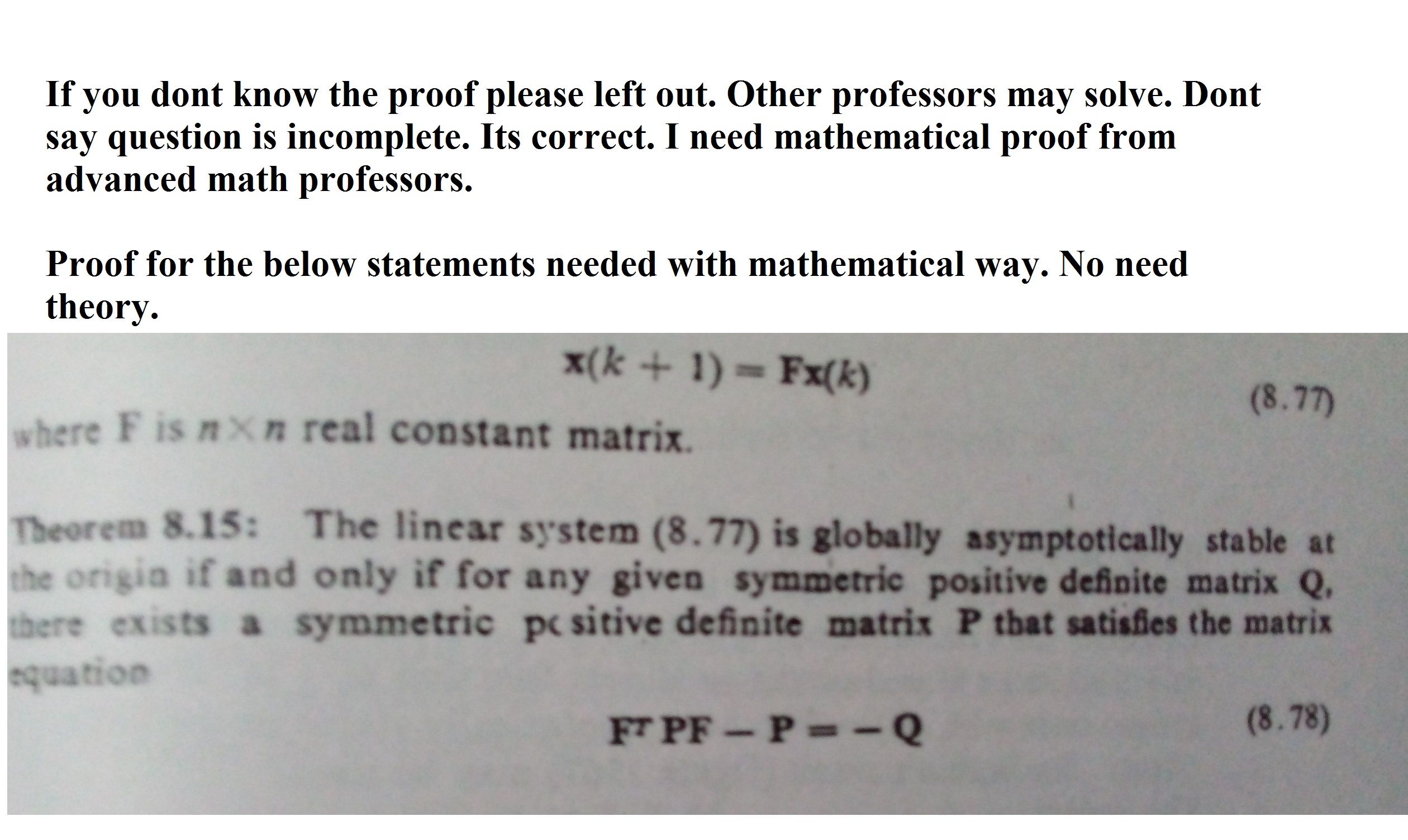 Solved Prove the statement with maths notation no need | Chegg.com Solved Prove the statement with maths notation no need | Chegg.com