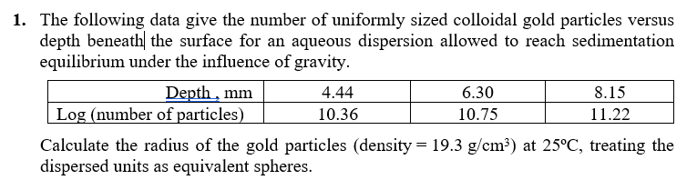 Solved The following data give the number of uniformly sized | Chegg.com