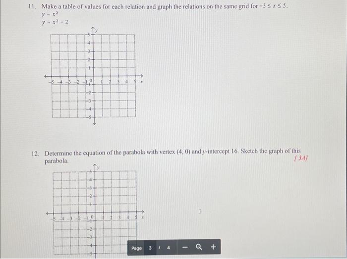 Solved 7. From the graph, the x-intercepts of the quadratic | Chegg.com