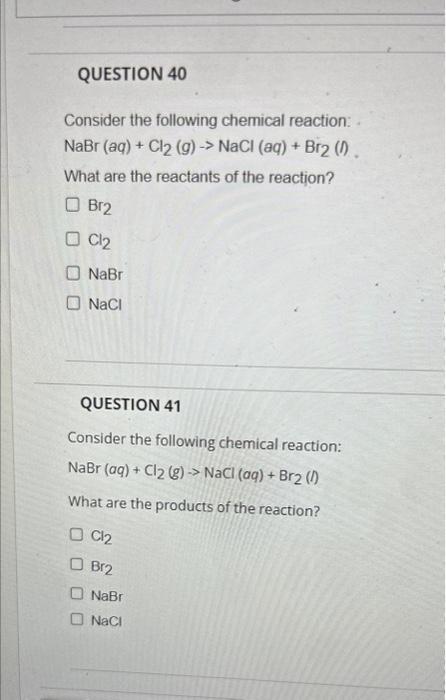 Solved Consider the following chemical reaction: | Chegg.com